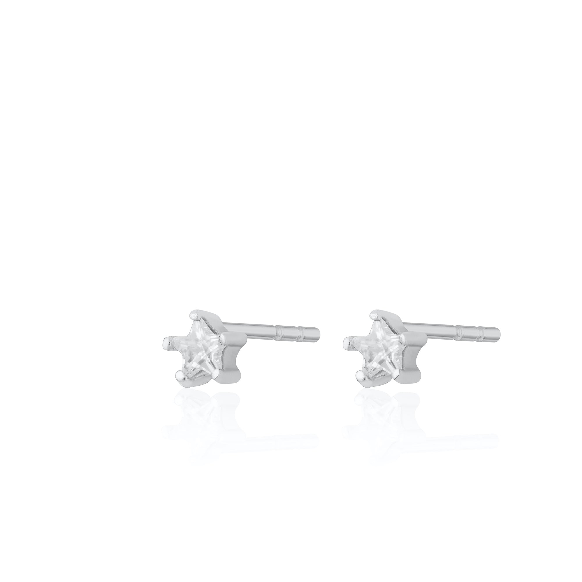 Teeny Sparkling Star Stud Earrings – Trade Scream Pretty